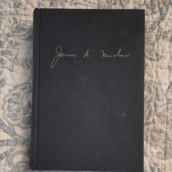 Other | James Michener The Source Black Hardcover Book With Gold ...